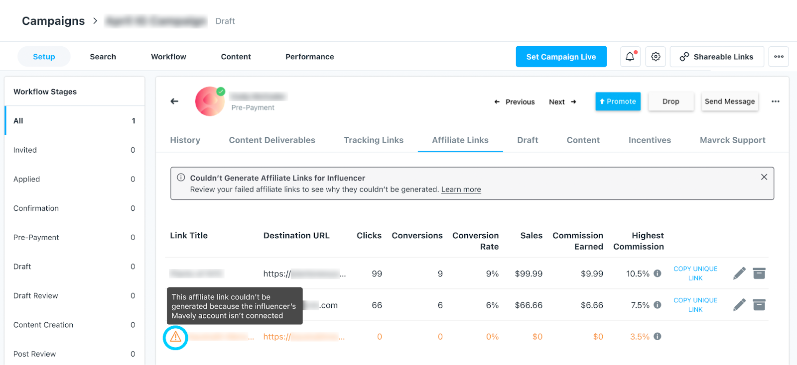 Affiliate Campaigns – Later Influence Help Center